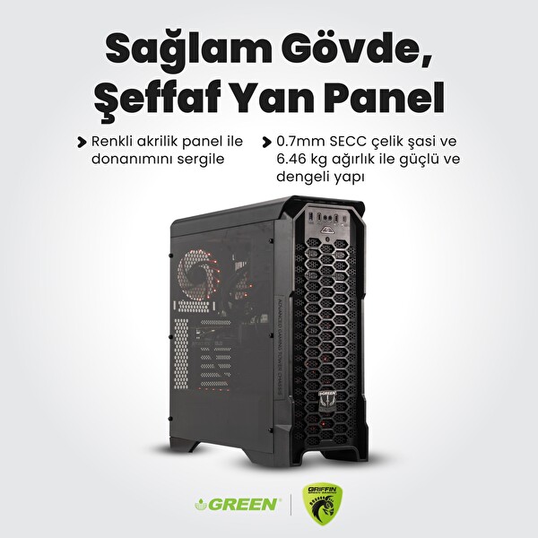 Green RTX 5060 Ryzen 5 7500F - 32 GB RAM - 1TB SSD Sıvı Soğutucu ...