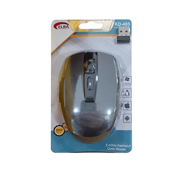 Elba KD-485 Kablosuz Mouse Siyah Fiyatı ve Özellikleri - Teknosa