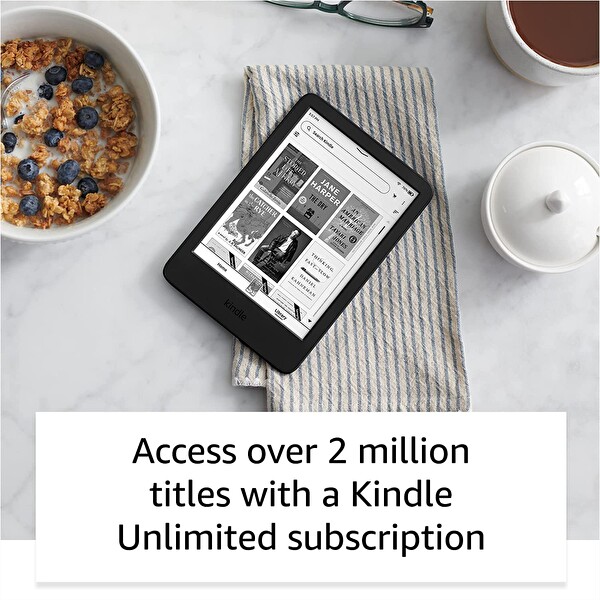 Amazon Kindle Basic 2022 6" 16 GB Reklamsız Siyah E-Kitap Okuyucu ...