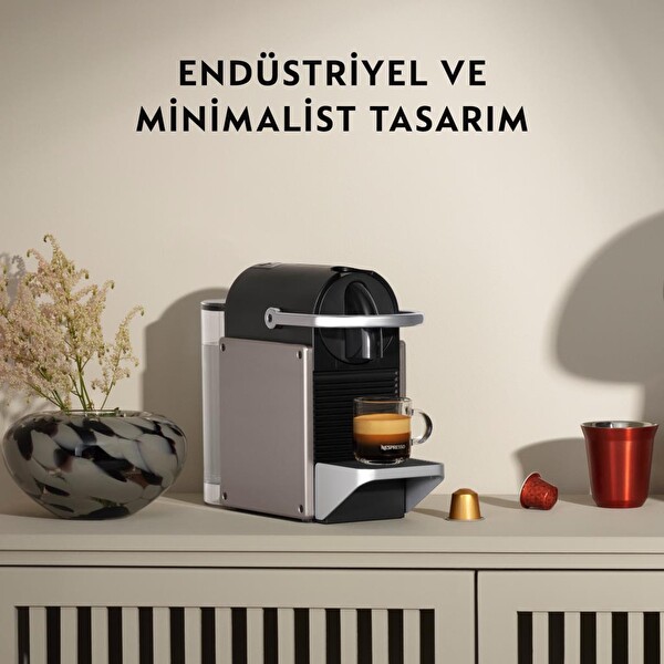 Nespresso C62 Pixie Titan Kahve Makinesi-Gri Fiyatı ve Özellikleri ...