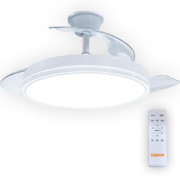 Osram Ceiling Wing Fan 36W D105 Beyaz Kumandalı Tavan Vantilatör Fiyatı ...