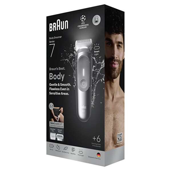 Braun Series 7 BG7550 Kompakt SmartLight +6 Aksesuar Vücut Tıraş ...