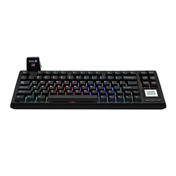Epomaker RT80 Siyah Flamingo Switch RGB Kablosuz Hotswap Mekanik Oyuncu ...