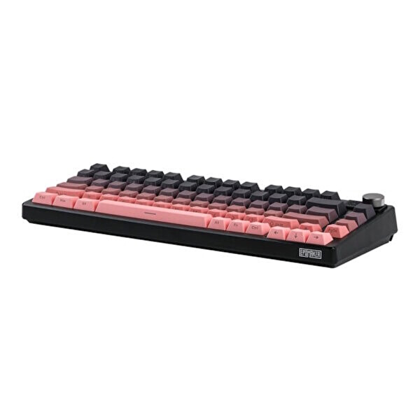 Epomaker HE75 Tri Mechanical Black Pink Flamingo Switch RGB Kablosuz ...