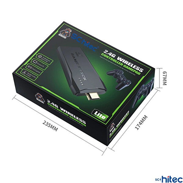 ScHitec Arcade 4KHD Retro Game Stick 90 lı Yıllar Atari Makinası ...