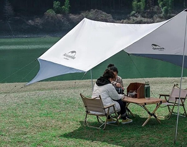 Naturehike Hexagon Sunrise Canopy 3.5x4 M Tarp [Güneş ve Rüzgar Koruma ...