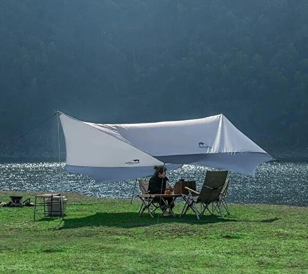 Naturehike Hexagon Sunrise Canopy 3.5x4 M Tarp [Güneş ve Rüzgar Koruma ...