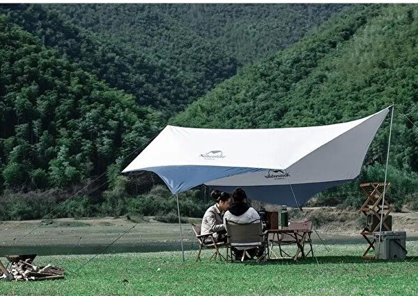 Naturehike Hexagon Sunrise Canopy 3.5x4 M Tarp [Güneş ve Rüzgar Koruma ...