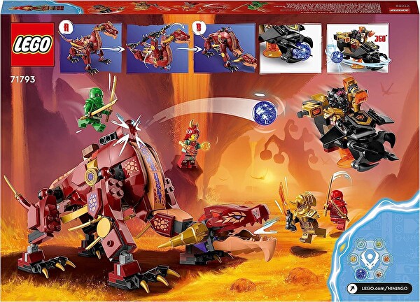 LEGO Ninjago Heatwave Dönüşen Lav Ejderhası 71793 Fiyatı ve Özellikleri ...