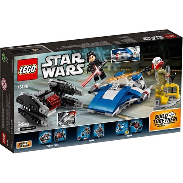 LEGO Star Wars A-Wing Vs Tie Silencer Microfighter 75196 Fiyatı ve ...