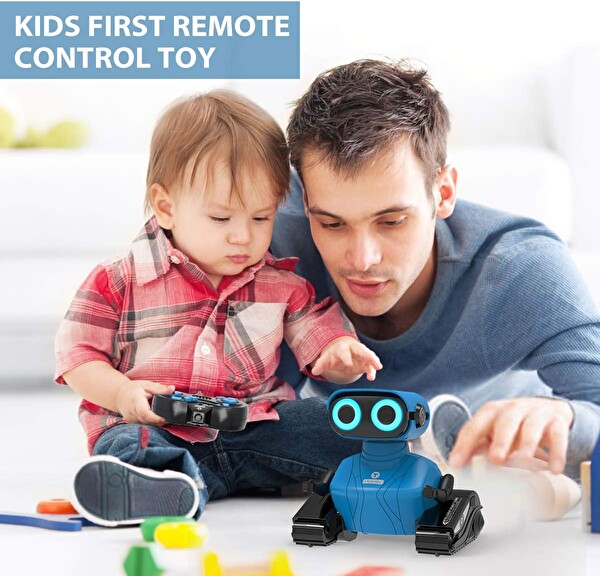 Kaekid 2.4 GHz Uzaktan Kumandalı Mavi Robot Oyuncaklar B09372JD53 ...