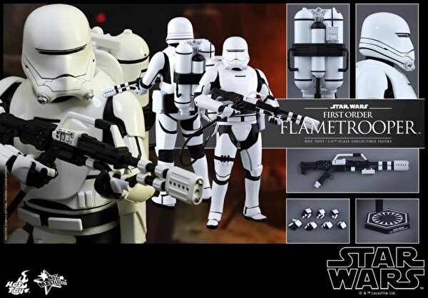 Hot Toys First Order Flame Trooper Sixth Scale Figür Oyuncak 902575 ...