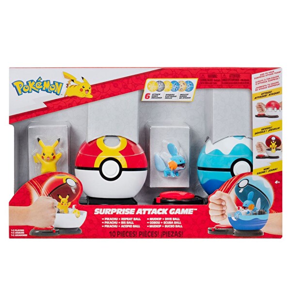 Pokemon S4 Pikachu ve Mudkip Sürpriz Atak Oyun Seti PKW3652 Fiyatı ve ...