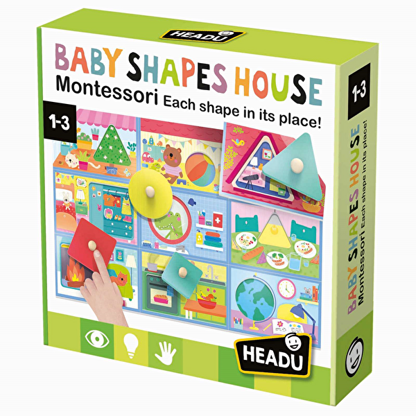 Headu Baby Shapes House Montessori Fiyatı ve Özellikleri - Teknosa