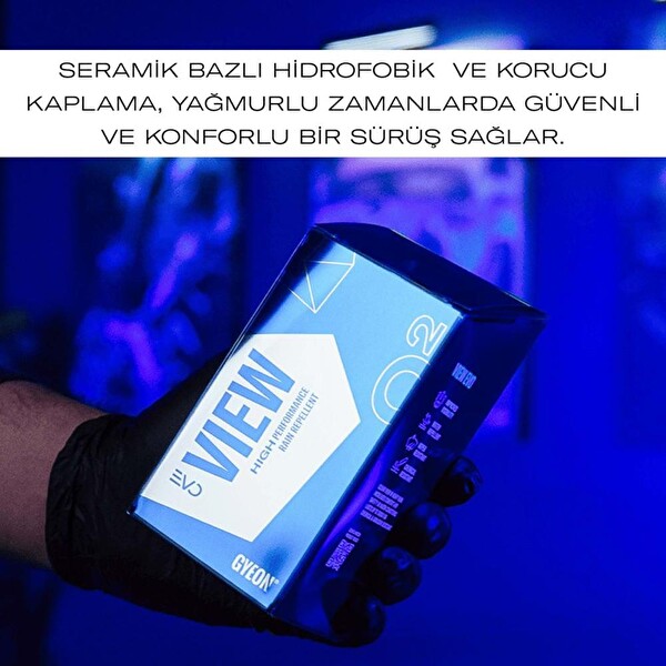 Gyeon Q² View EVO Cam Su İtici Yağmur Kaydırıcı Seramik Kaplama - 20 ML ...