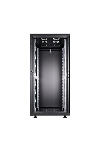 Canovate 26U 600x600 MM 19" Dikili Tip Network Rack Kabinet Siyah ...